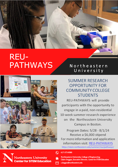 REU-PATHWAYS 2024 – Open for Applications – Center for STEM Education