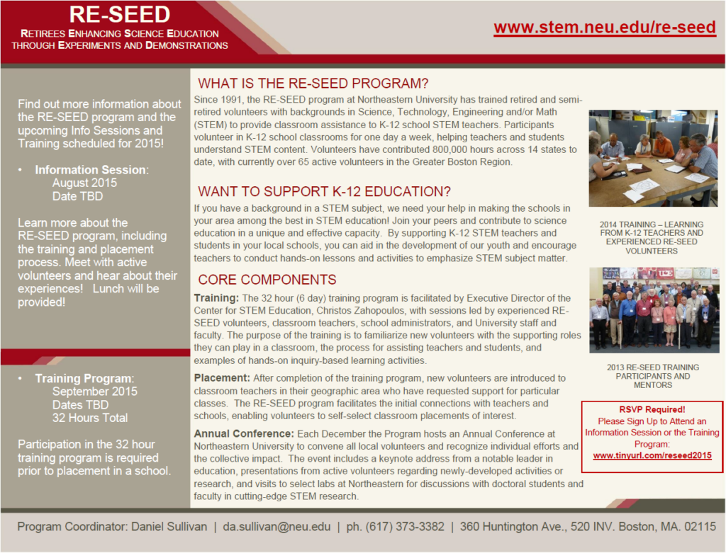 RE-SEED – Center for STEM Education
